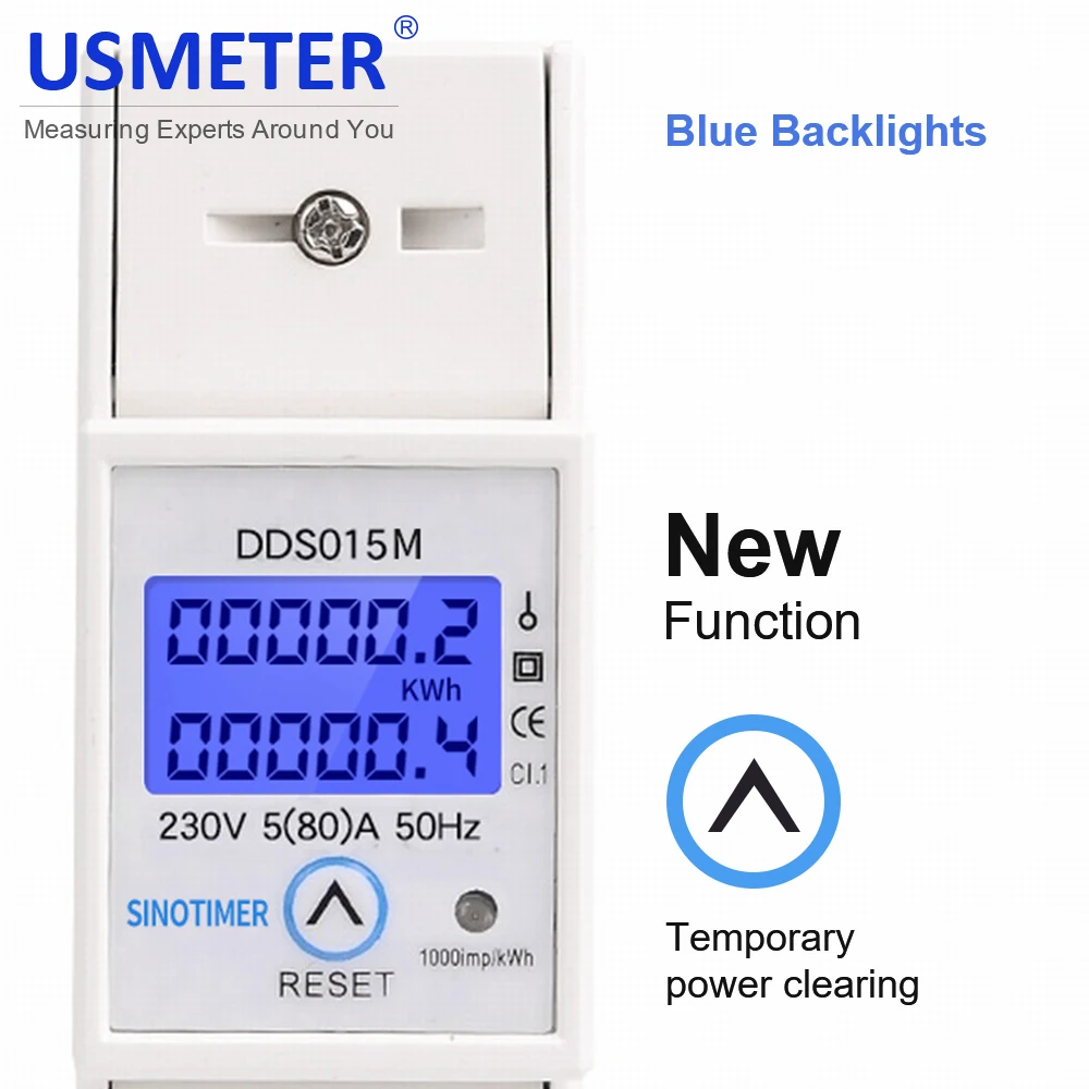 Din-Rail-Single-Phase-Wattmeter-Power-Consumption-Watt-Electronic ...