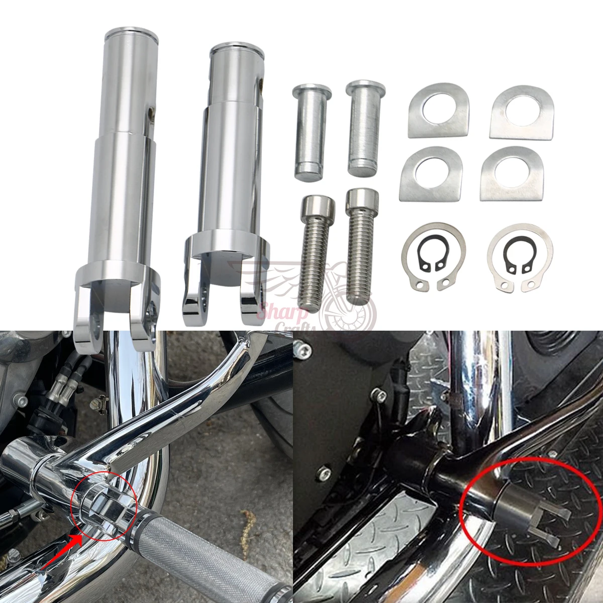 For-Harley-Sportster-Iron-XL883-XL1200H-X48-X72-Forty-Eight-Motorcycle-Accessories-Forward ...