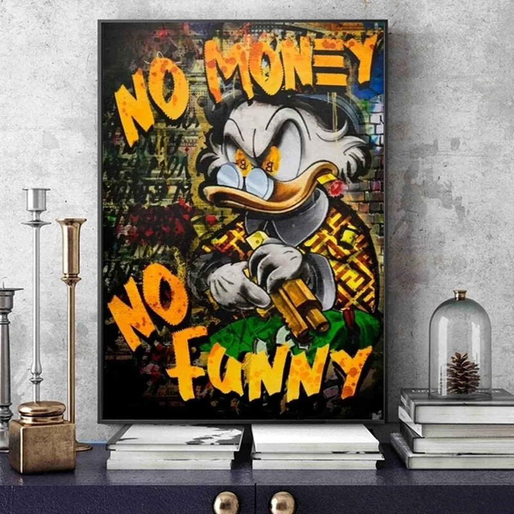 Donald Duck Graffiti Name