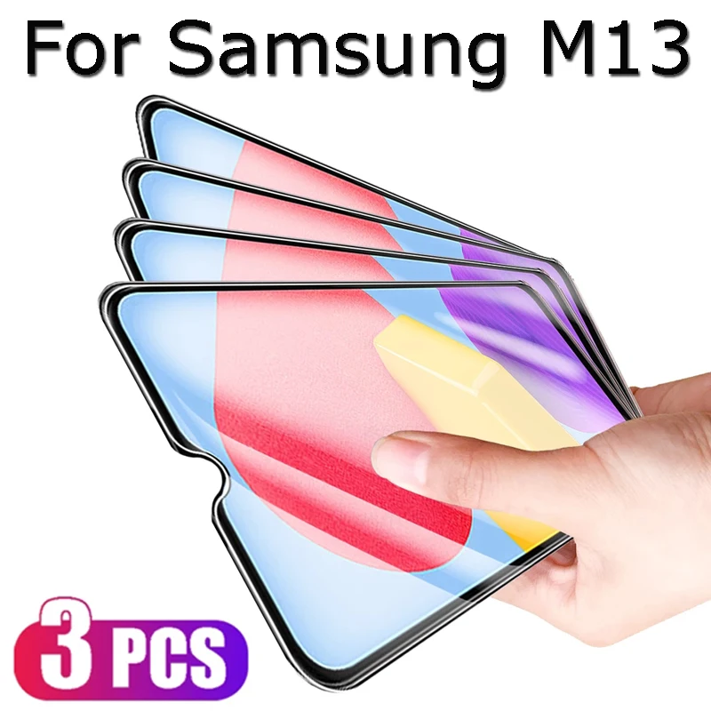 For-Samsung-Galaxy-M13-5G-Screen-Protector-Clear-Tempered-Glass-M13-9H ...