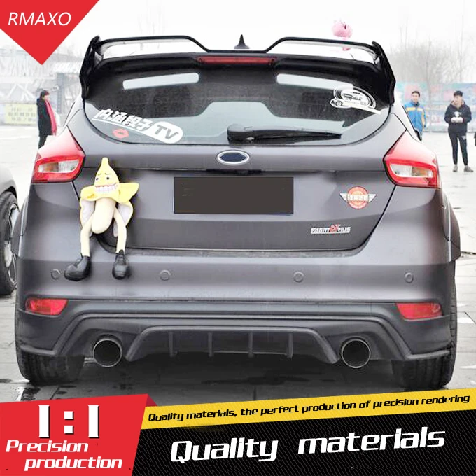 Use-For-Ford-Focus-RS-Spoiler-2012-2017-Focus-FS-3-pcs-ABS-Material-Car ...