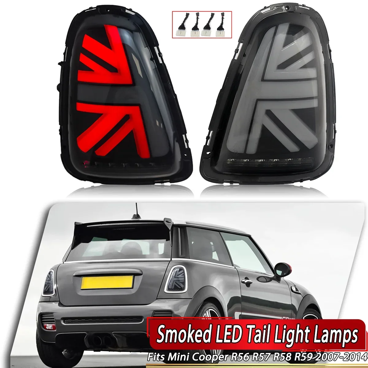 Pair-Tail-Light-Assembly-For-2007-2014-Mini-R56-R57-R58-R59-Cooper-LED ...