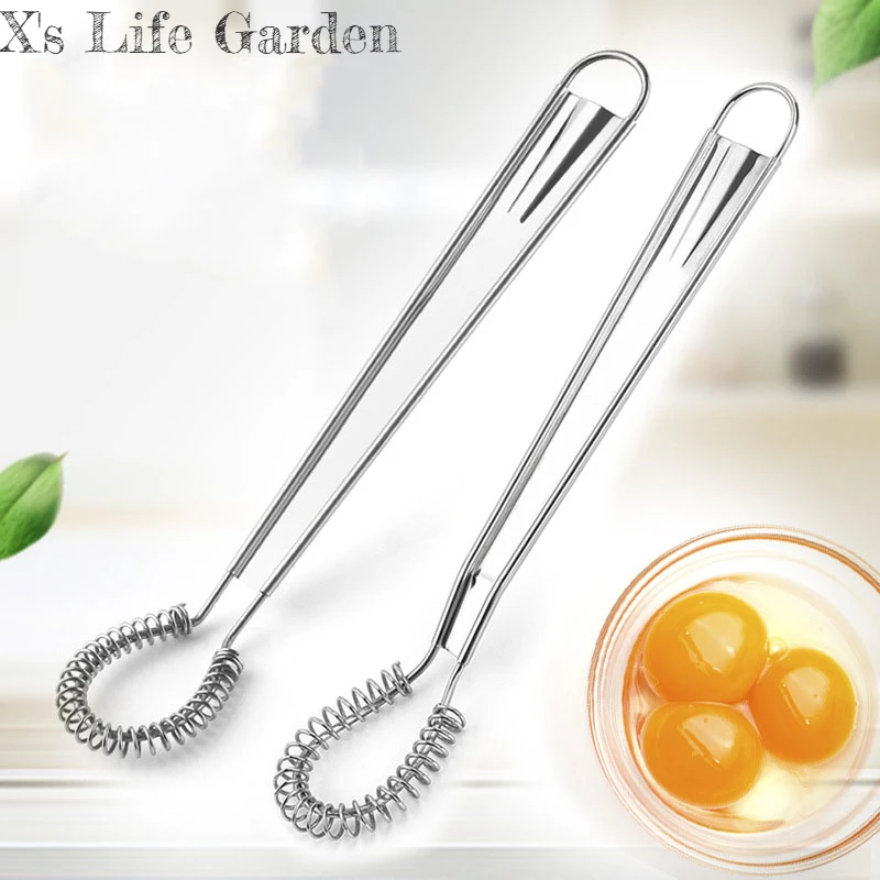 Stainless-Steel-Whisk-Spring-Hand-Mixer-Spoon-Kitchen-Eggs-Sauces-Honey ...