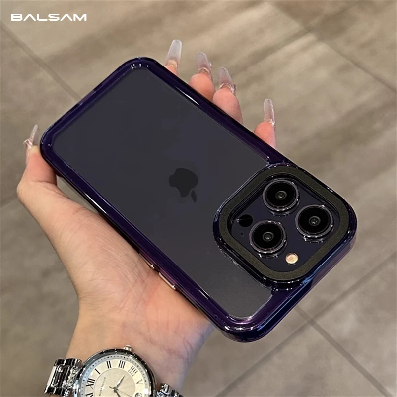 Luxury-HD-Transparent-Acrylic-Case-For-iPhone-15-14-13-12-11-Pro-Max-7 ...