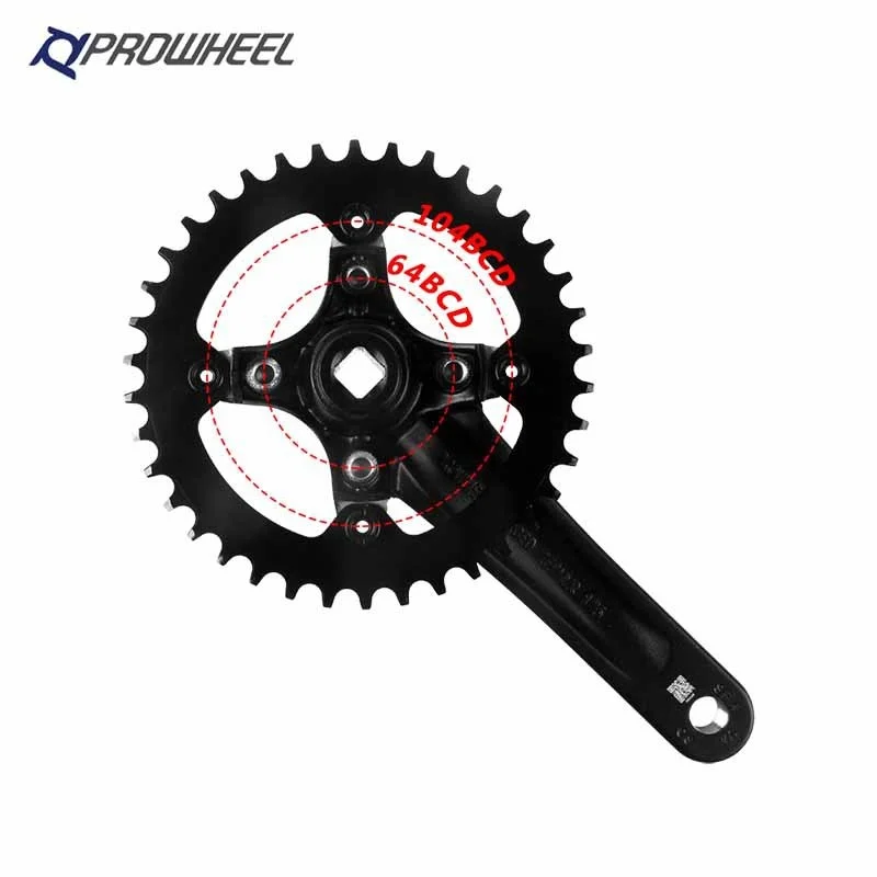 MTB-mountain-bike-Square-Hole-Crank-aluminum-alloy-170mm-175mm-104bcd ...
