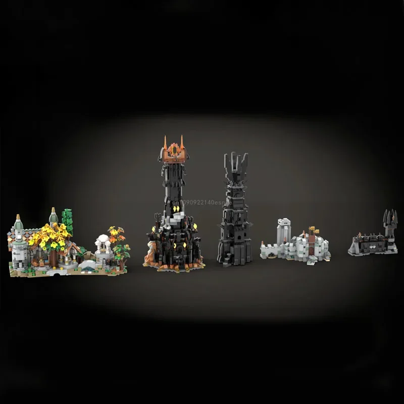 2004-New-Mini-Lord-of-The-Rings-Collection-Street-View-Barad-Dur ...