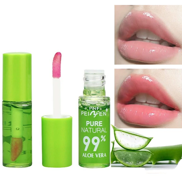 1PC Color Changing Lip Balm Aloe Vera Essence Lipstick Lipgloss Long ...