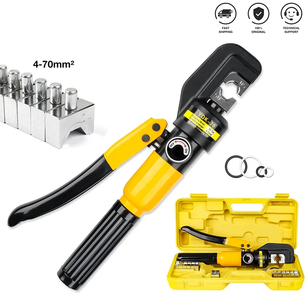 4-70mm-Hydraulic-Clamp-YQK-70-Pressure-Home-Hydraulic-Crimping-Pliers ...
