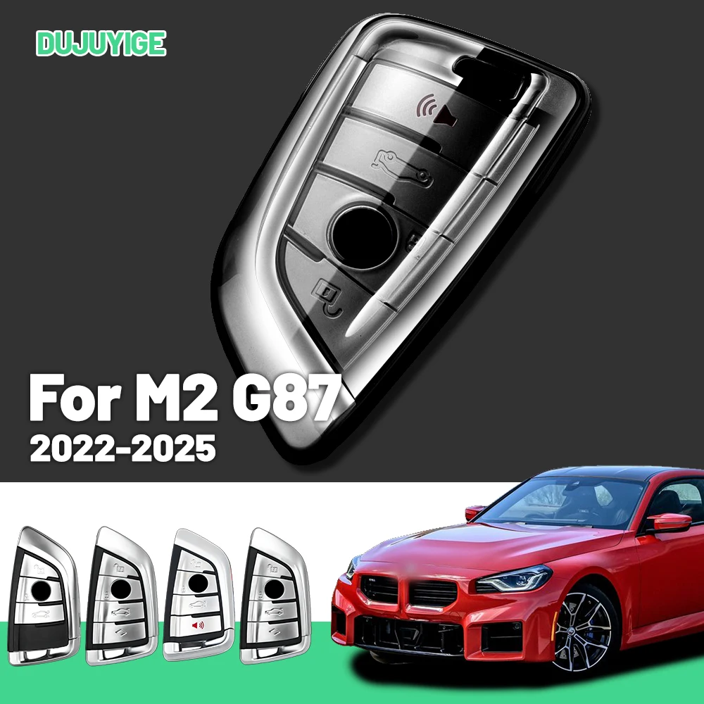 Clear TPU Car Key Case For BMW M2 G87 2022-2026 Key Fob Cover Protector ...