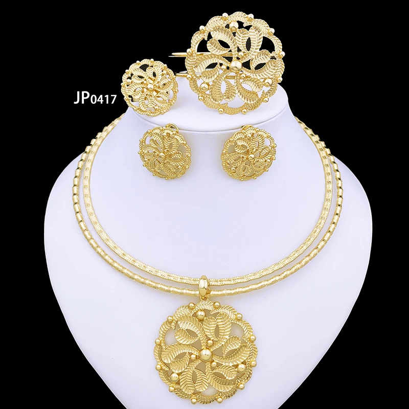 Brazil Gold Jewellery Set | Brazil Gold Woman Jewelry | Fashion Jewelry ...