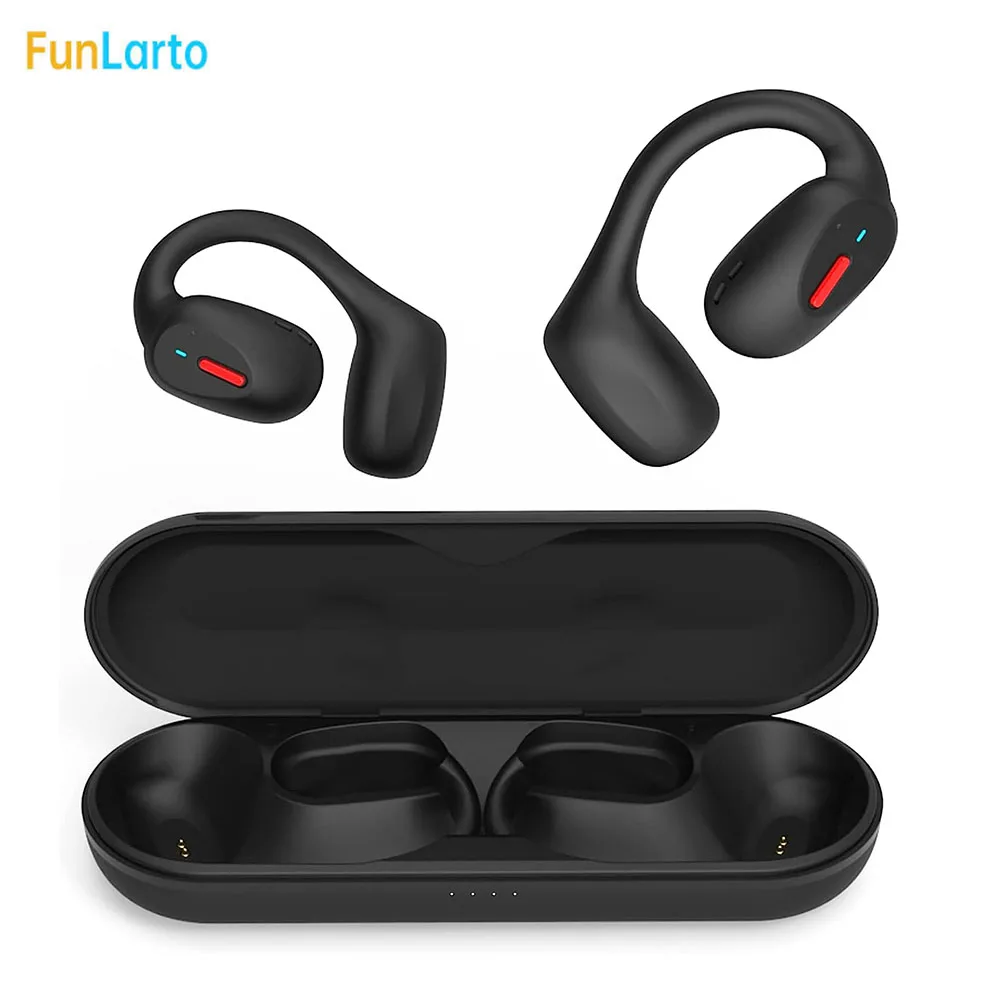 Open Ear Headphones Bluetooth 5.3 Earbuds IPX6 Waterproof Wireless ...