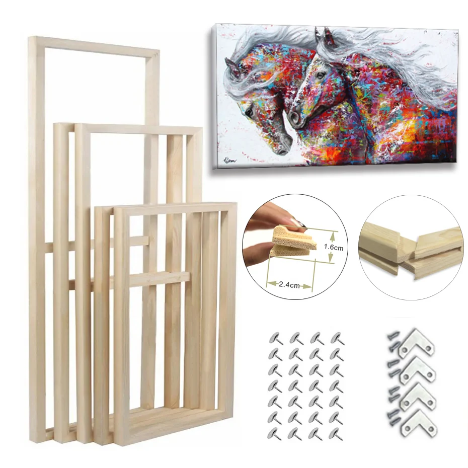 Wahl-30x40-30x30-40x50-Holzrahmen-f-r-Leinwand-lgem-lde-Bild-Natur-DIY ...