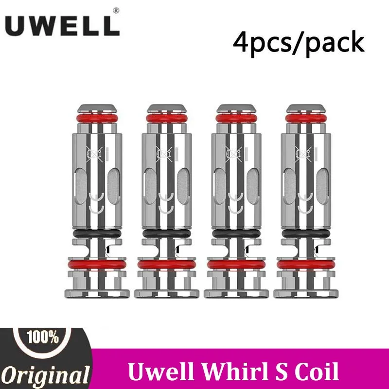 4-Pcs-Pack-Original-Uwell-Whirl-S-Replacement-Coil-UN2-Meshed-H-0-8ohm ...