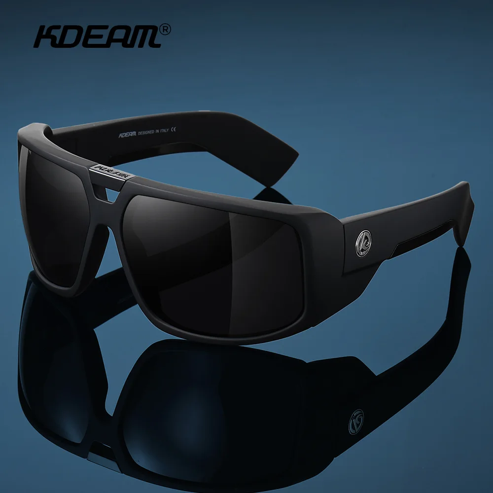 KDEAM-for-Polarized-Sunglasses-Men-UV400-Sport-Driving-Goggles-Mirrored-Shield-Brand-New-Shades ...