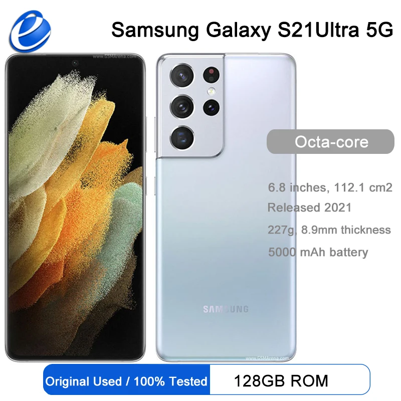 Samsung-Galaxy-S21-Ultra-5G-Desbloqueado-Celular-Snapdragon-NFC-128GB ...