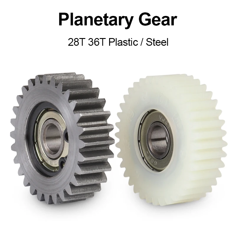28T-36T-38mm-Steel-Gear-With-Bearings-Wheel-Hubs-Metal-Electric-Scooter ...