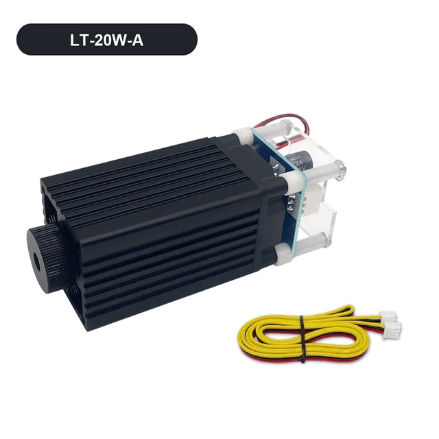LASER TREE 450nm 40W 20W TTL Module Adjustable Focus Laser Head for CNC ...