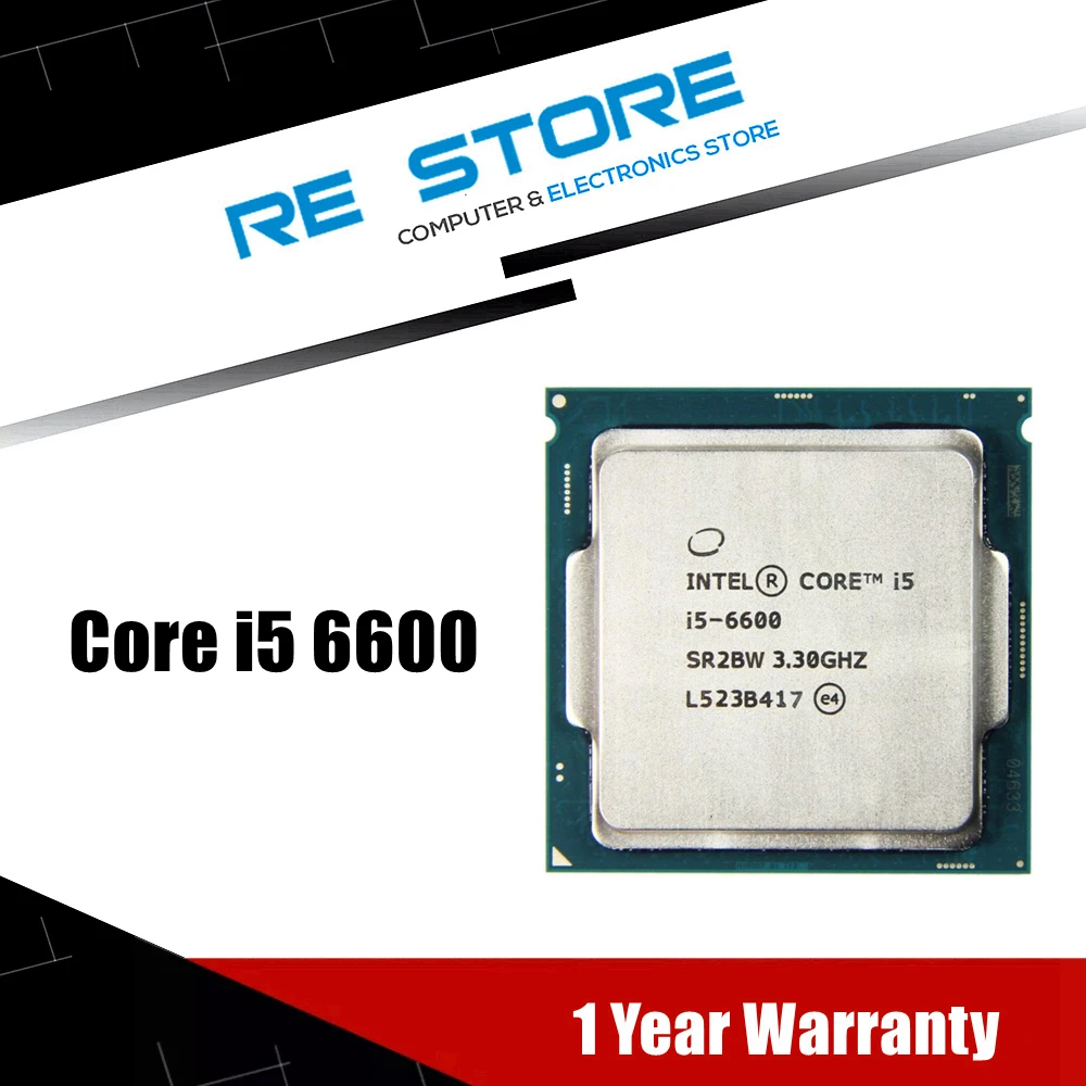 Intel Core I5 6600 3.3ghz 6m Cache Quad Core Processor Desktop Lga 1151 ...