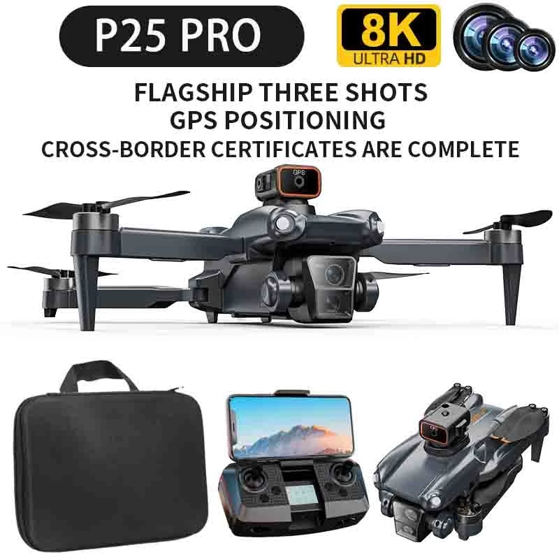 P25-Pro-Evitar-Obst-culos-Mini-Drone-com-C-mera-Quadcopter-RC-Helic ...