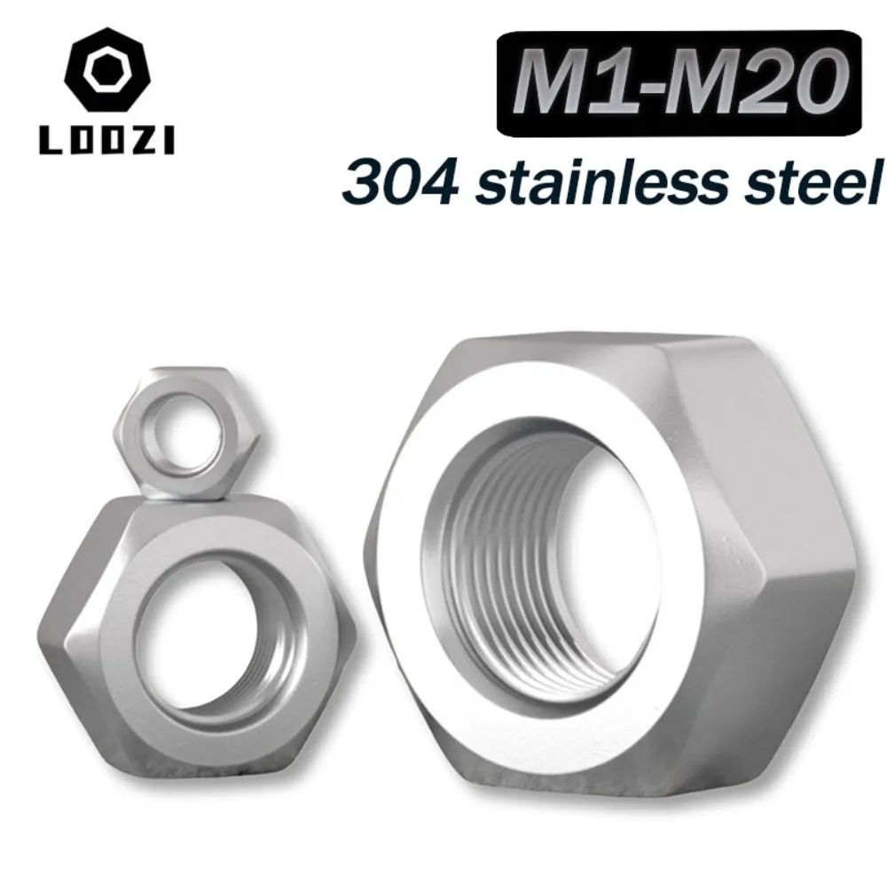 Tuerca hexagonal M1 M1.2 M1.4 M1.6 M2 M2.5 M3 M3.5 M4 M5 M6 M8 M10 M12 ...