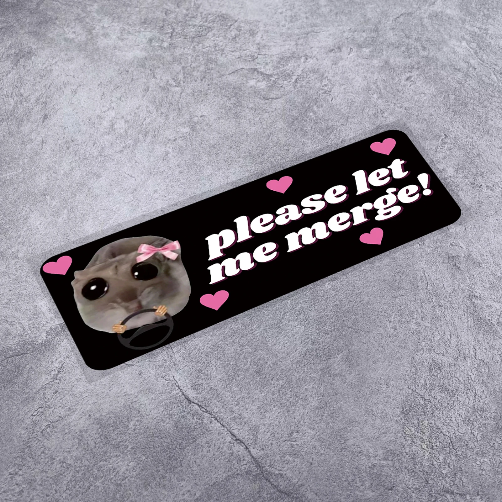 NEW-DRIVER-Car-Styling-Sticker-Let-Me-Merge-Use-Your-Blinker-Cute-Meme ...