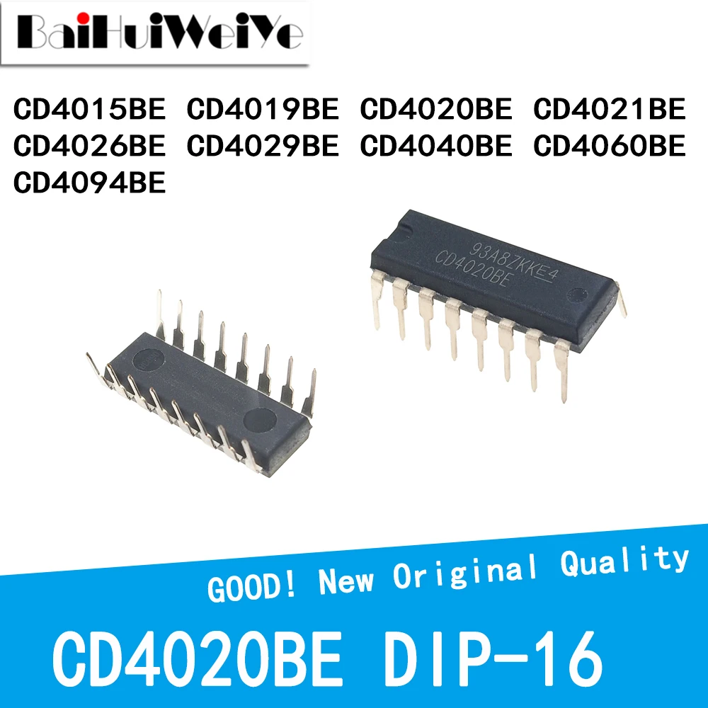 10PCS-LOT-CD4060BE-CD4015BE-CD4019BE-CD4020BE-CD4021BE-CD4026BE ...