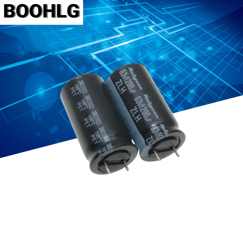 5PCS-Ruby-RUBYCON-capacitor-63V-1200UF-high-frequency-low-resistance ...