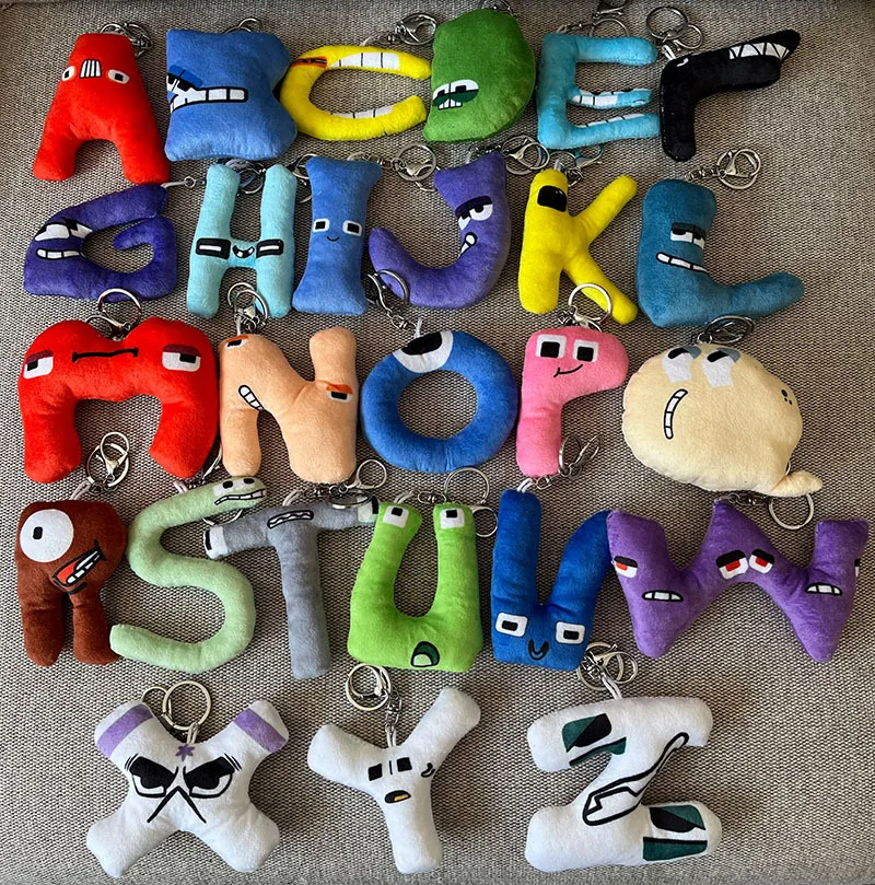 10cm-Alphabet-Lore-Plush-Toy-Anime-Doll-Keychain-Kawaii-26-English ...