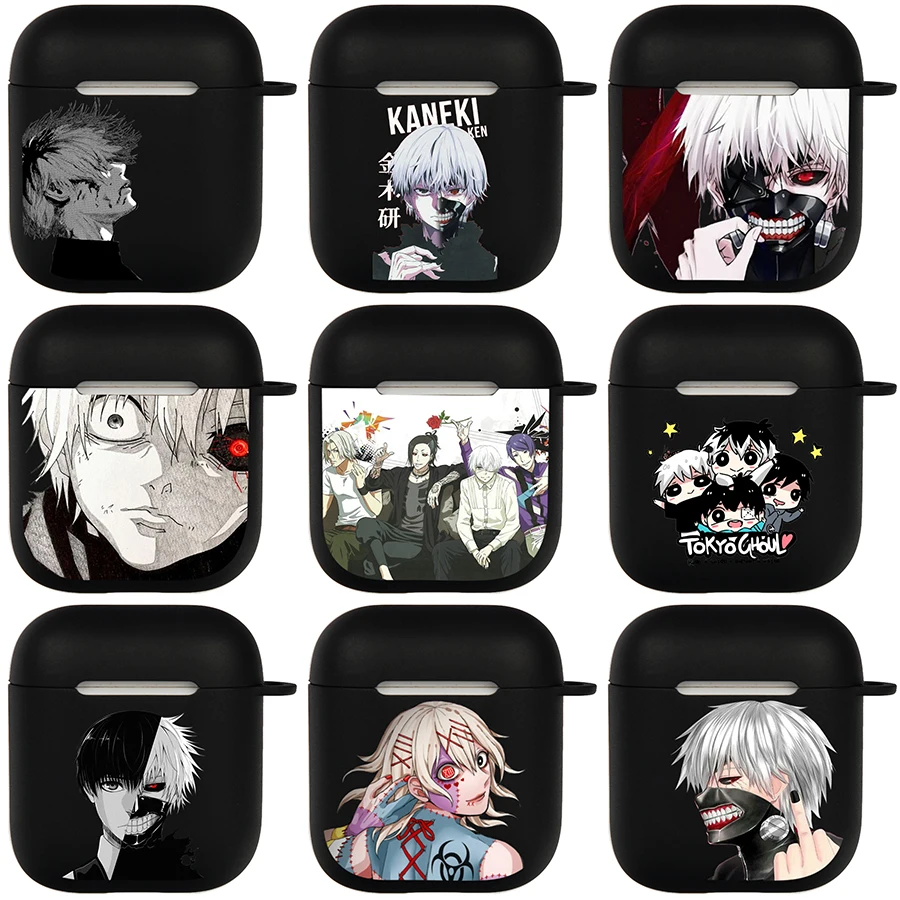 Tokyo-Ghoul-Trendy-Anime-Kaneki-Ken-Case-For-Airpods-1-2-Silicone ...