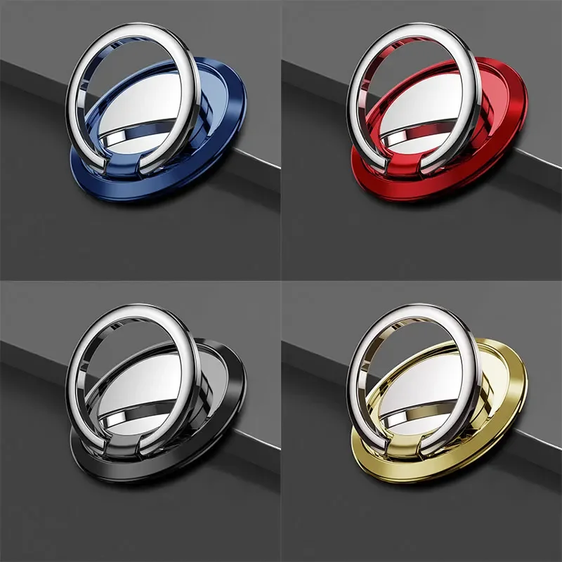Cell Phone Ring Holder Stand 360° Degree Rotation Finger Ring Grip Car ...