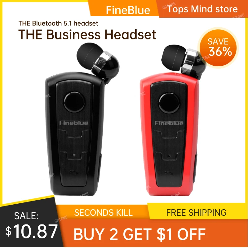 Fineblue Bluetooth F910 Mini portable Wireless Bluetooth Earphone ...