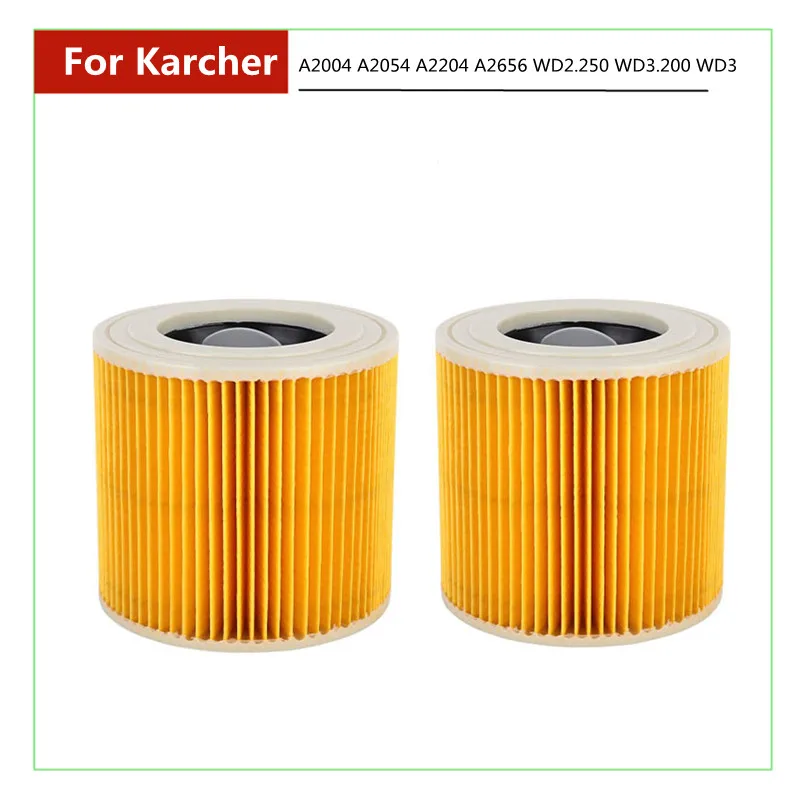 Wet Dry Hepa Filter for Karcher Vacuum Cleaner A2004 A2054 A2204 A2656 ...