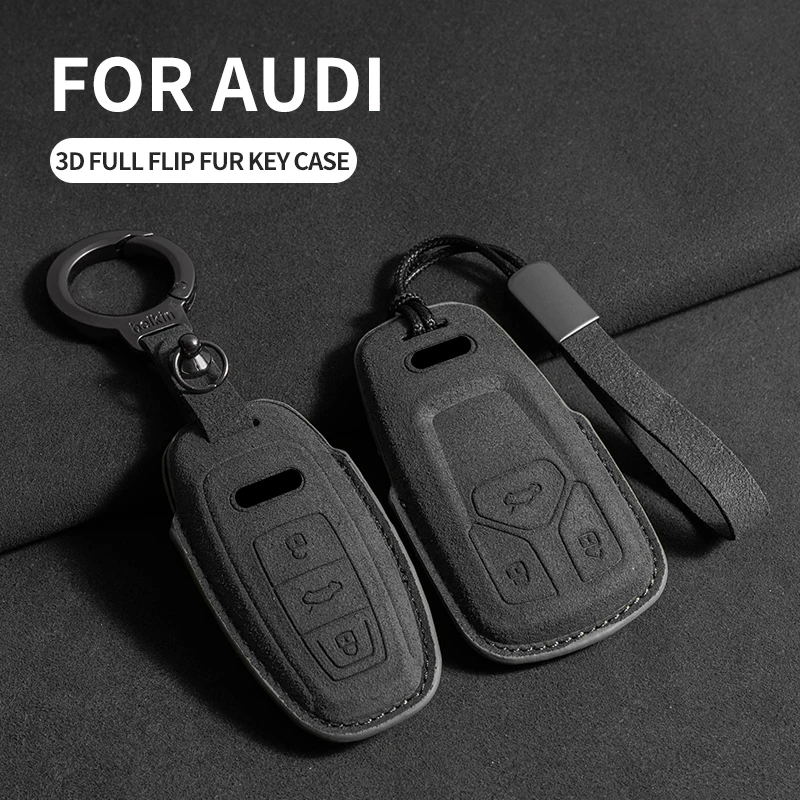 Car Key Case Cover Shell For Audi A1 A3 8P A4 B9 A5 A6 C7 8S A7 A8 Q3 ...