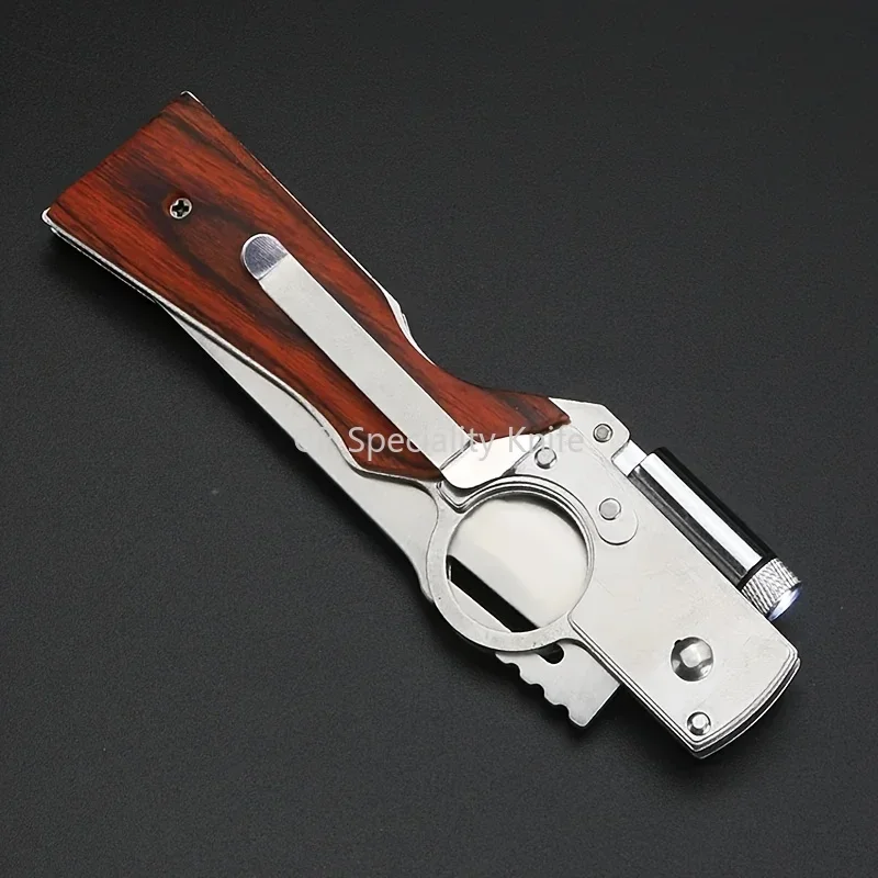 AK47 EDC Folding Knife with LED – OUTFITTERS PURSUIT