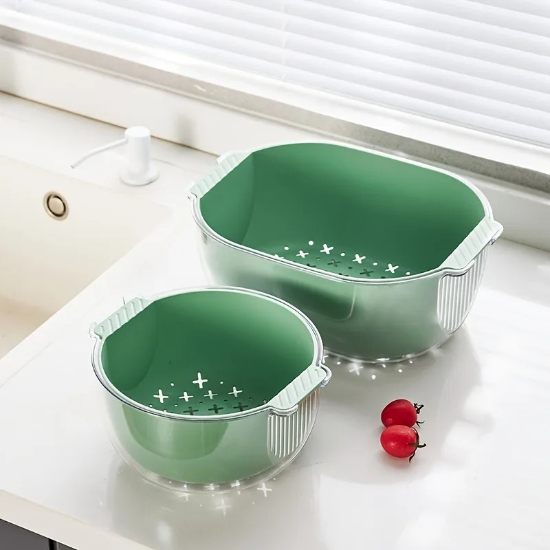Double-Fruit-and-Vegetable-Water-Filter-Basket-Reusable-Wash-Basket ...