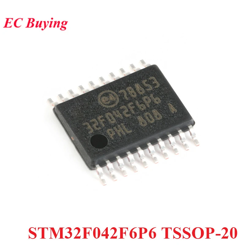 Stm32f042f6p6 Tssop-20 Stm32f042 Stm32 F042f6p6 Tssop20 Cortex-m0 32-bit Microcontroller Mcu Ic ...