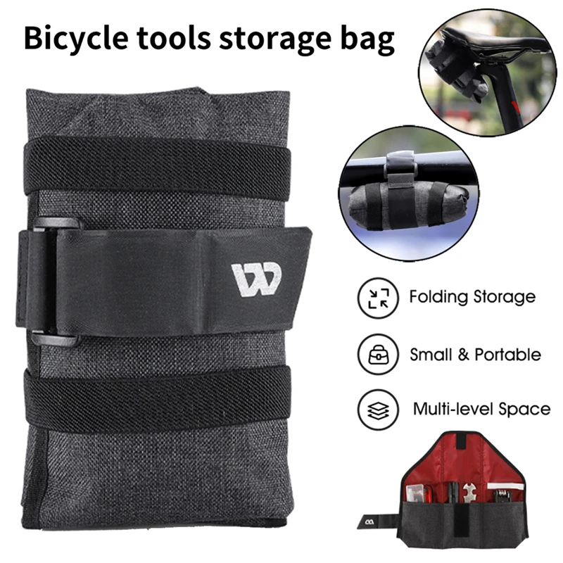 Lightweight-Bike-Seatpost-Storage-Bag-Bicycle-Mini-Folding-Saddle-Bag ...