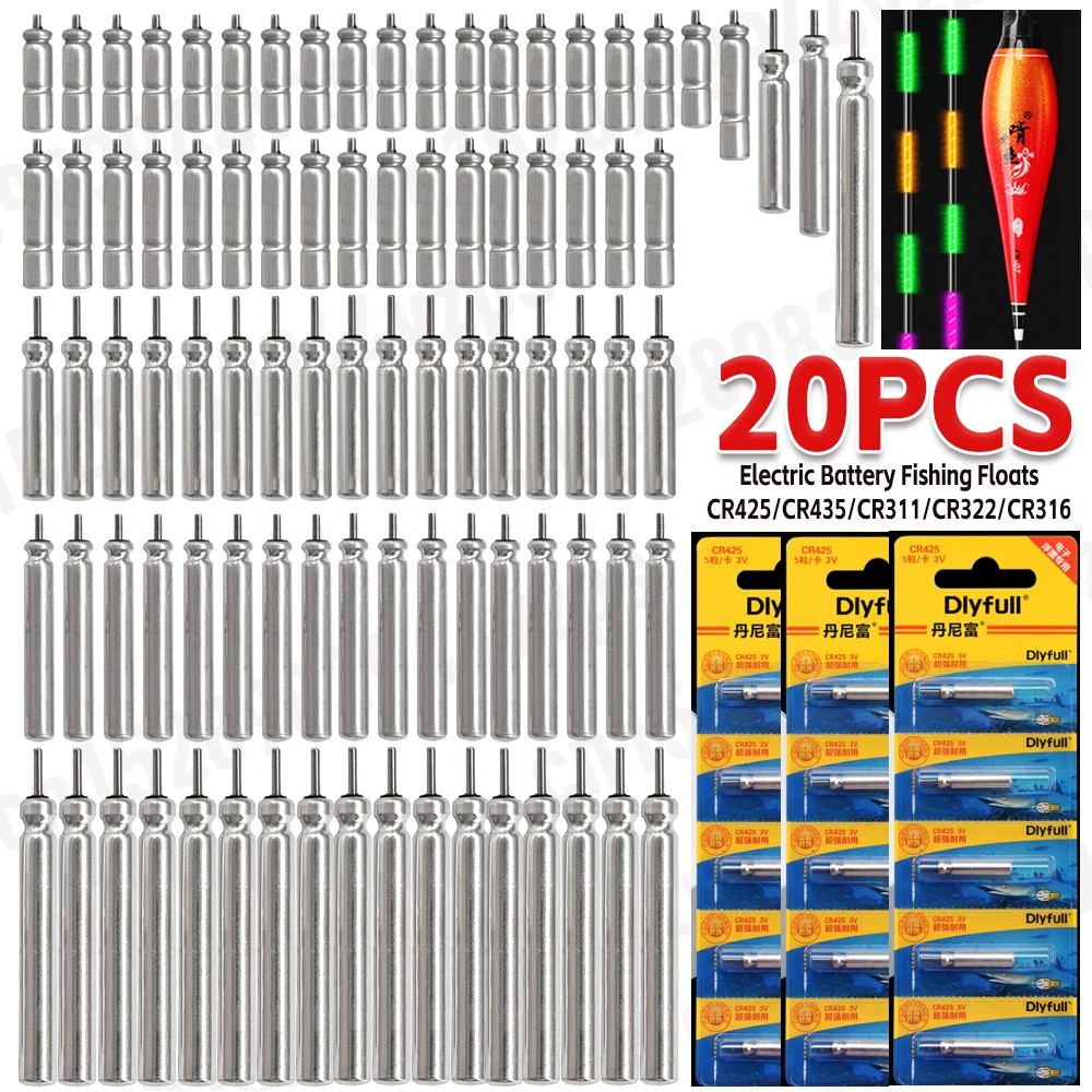 50-10pcs-Electronic-Fishing-Float-CR322-CR425-CR435-CR311-Battery-For ...