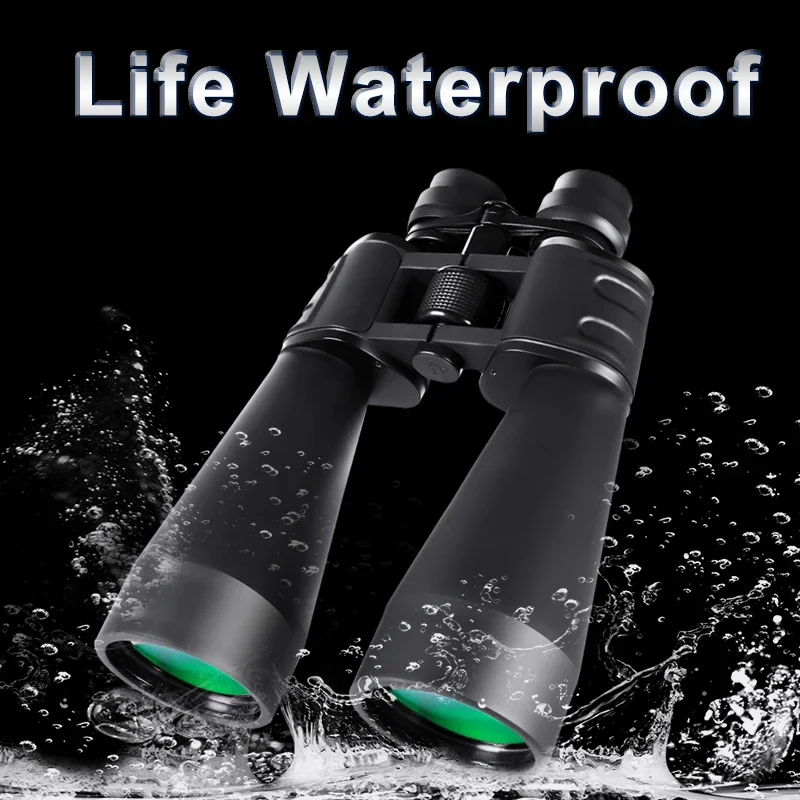 10-380×100 Powerful Binoculars Long Range Telescope Zoom HD BAK4 High Magnification Professional ...