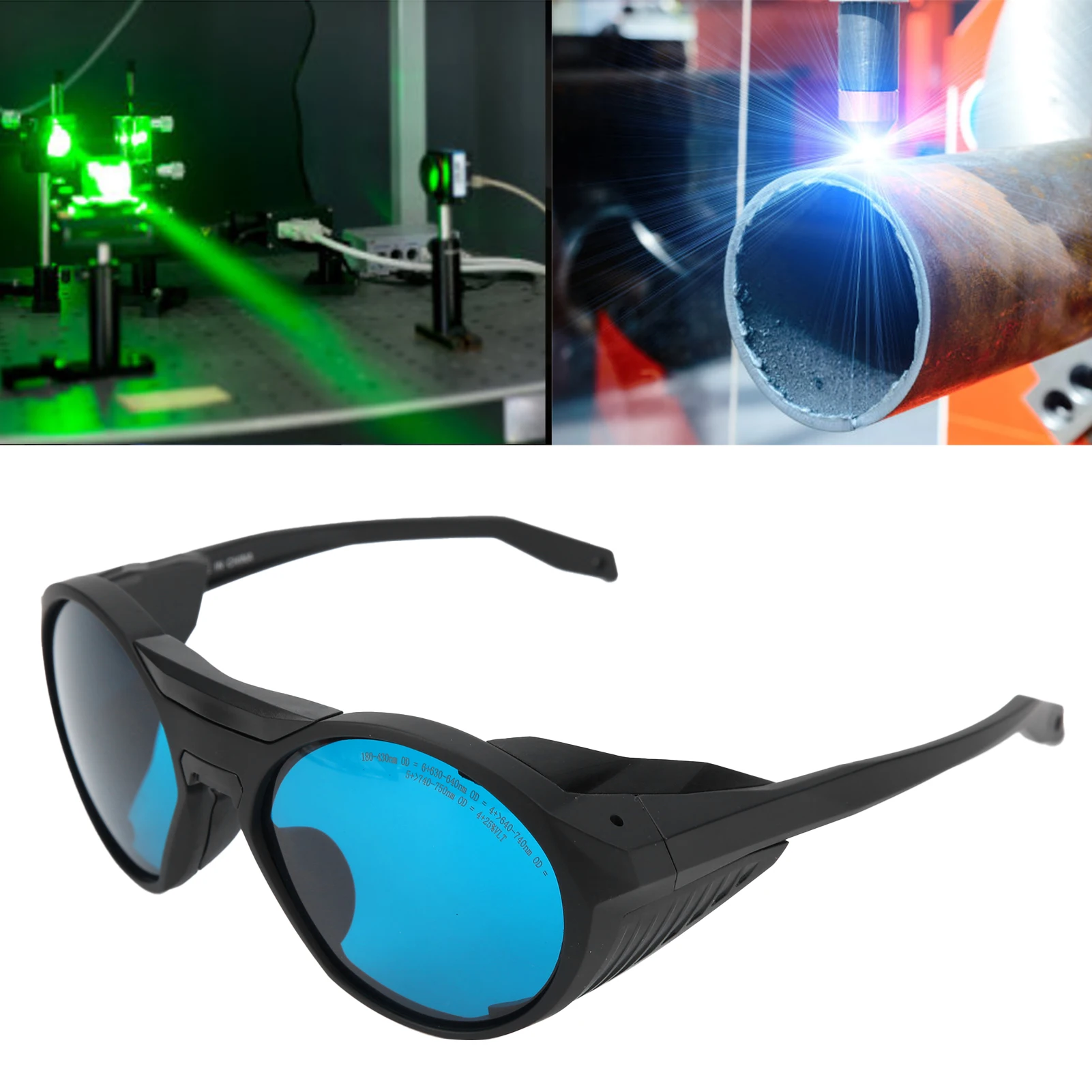 Eye Laser Laser Protective Glasses Eye Goggles for 180-430nm 630-640nm ...