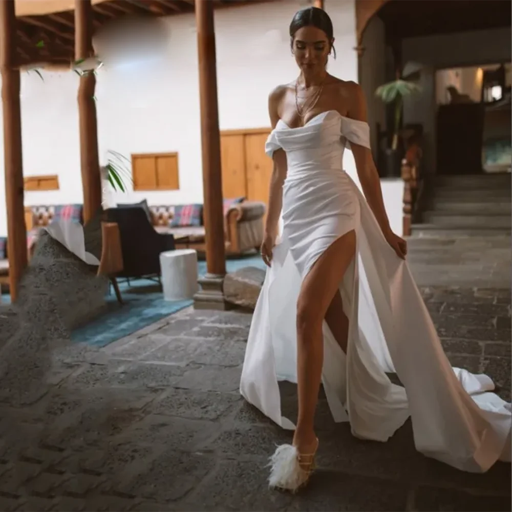 High-end-Trailing-Gown-V-Neck-Long-Sleeve-Mermaid-Trailing-Gown-for ...