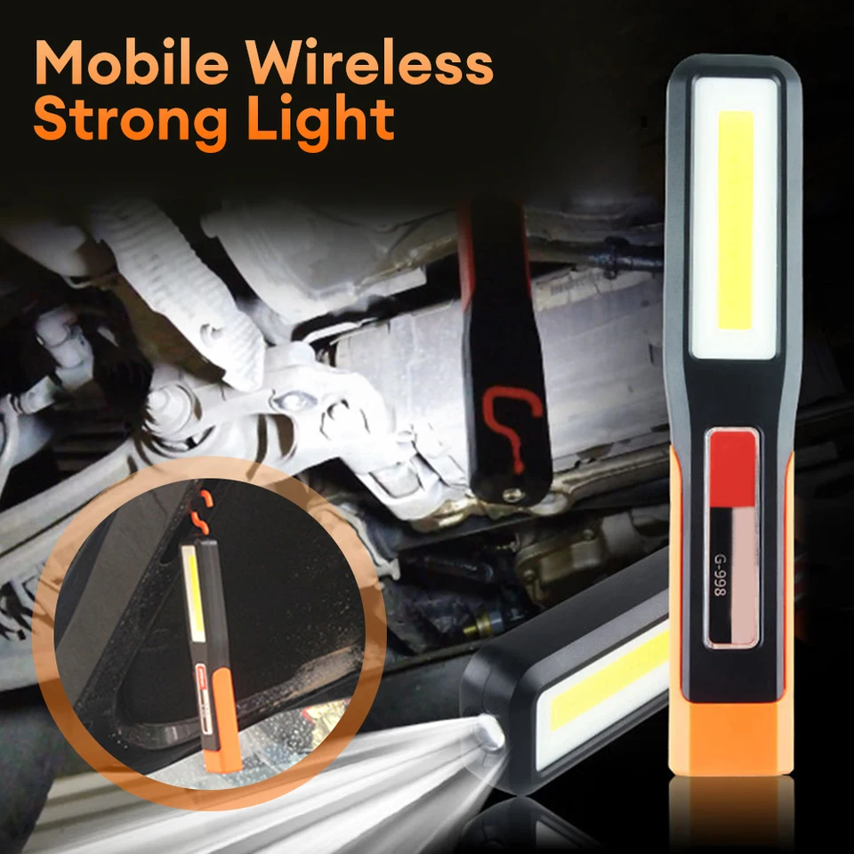 Magnetic Work Light FORTO 2000LM - Rechargeable, IPX8 Waterproof ...