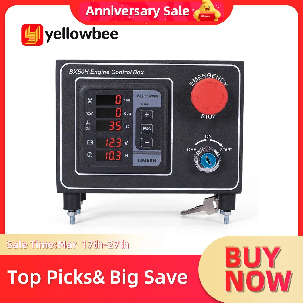 GM50H-Multi-Function-Generator-Controller-Engine-Digital-Meter-Diesel ...