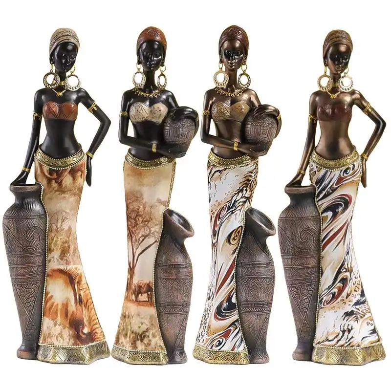 African-Style-Resin-Crafts-Ornaments-African-American-Art-Elegant ...