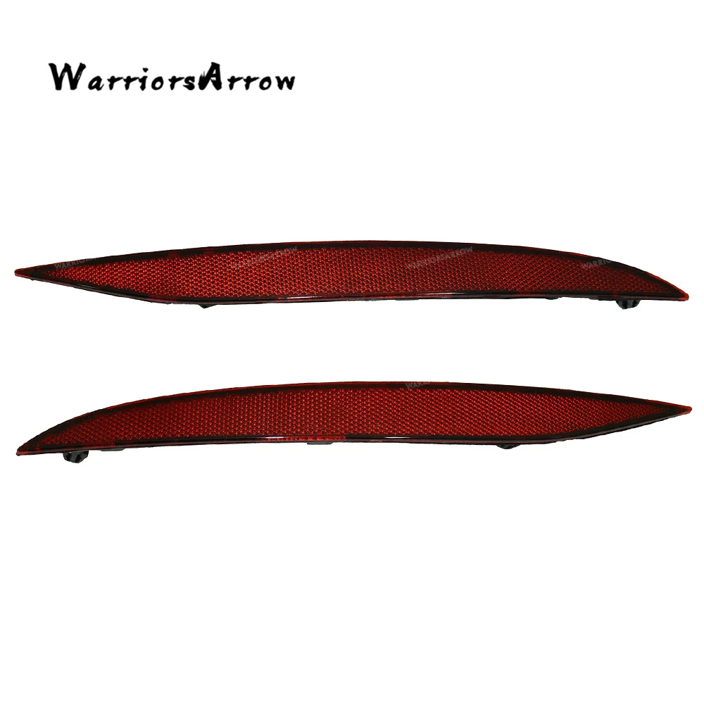 Pair Rear Left Right Side Red Bumper Reflex Reflector Light Lamp ...