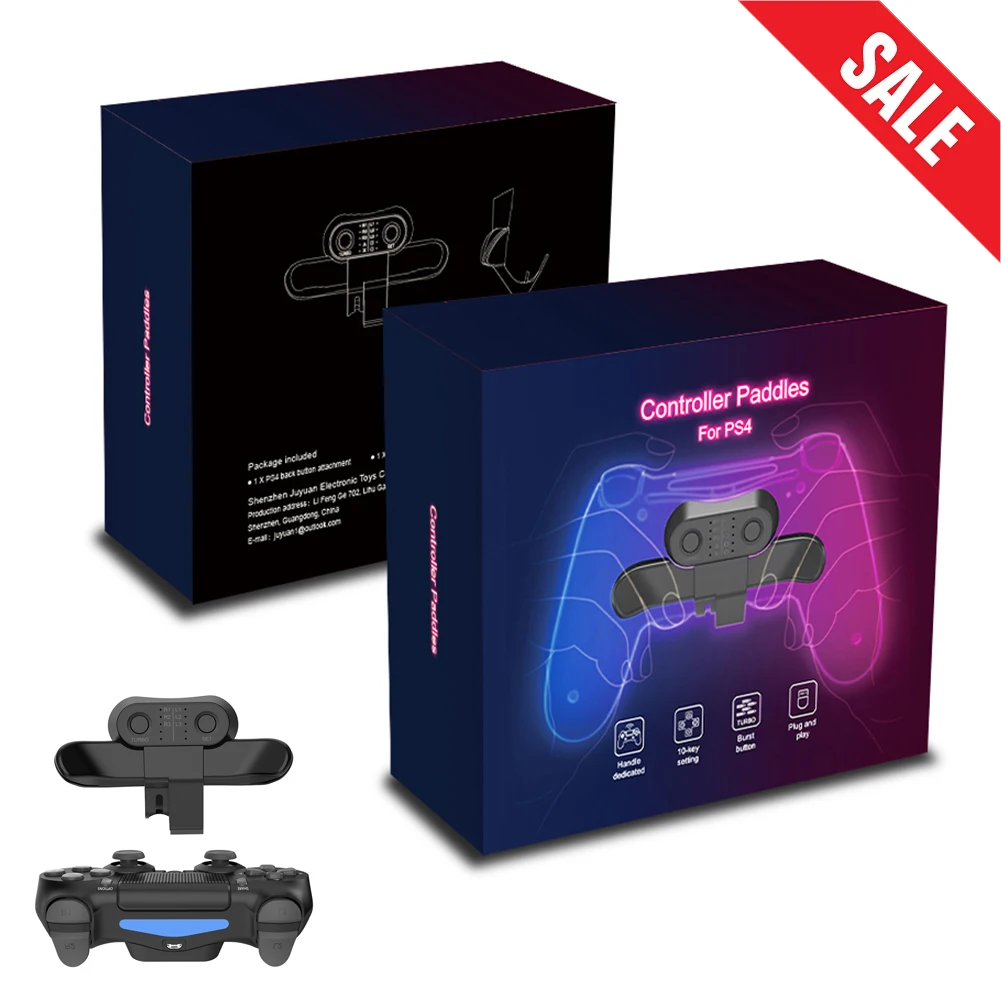 For-PS4-Controller-Back-Button-Attachment-DualShock4-Rear-Extension ...