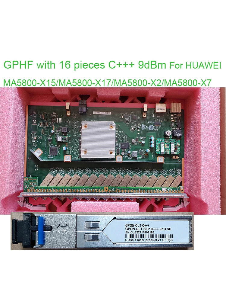 GPHF-C-GPON-OLT-Interface-Board-H901-with-16-Pieces-SFP-Modules-Gbics ...