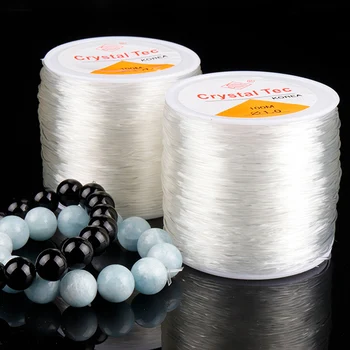 100m/Roll Elastic Crystal Jewelry Cord Beading String Strong Stretchy ...