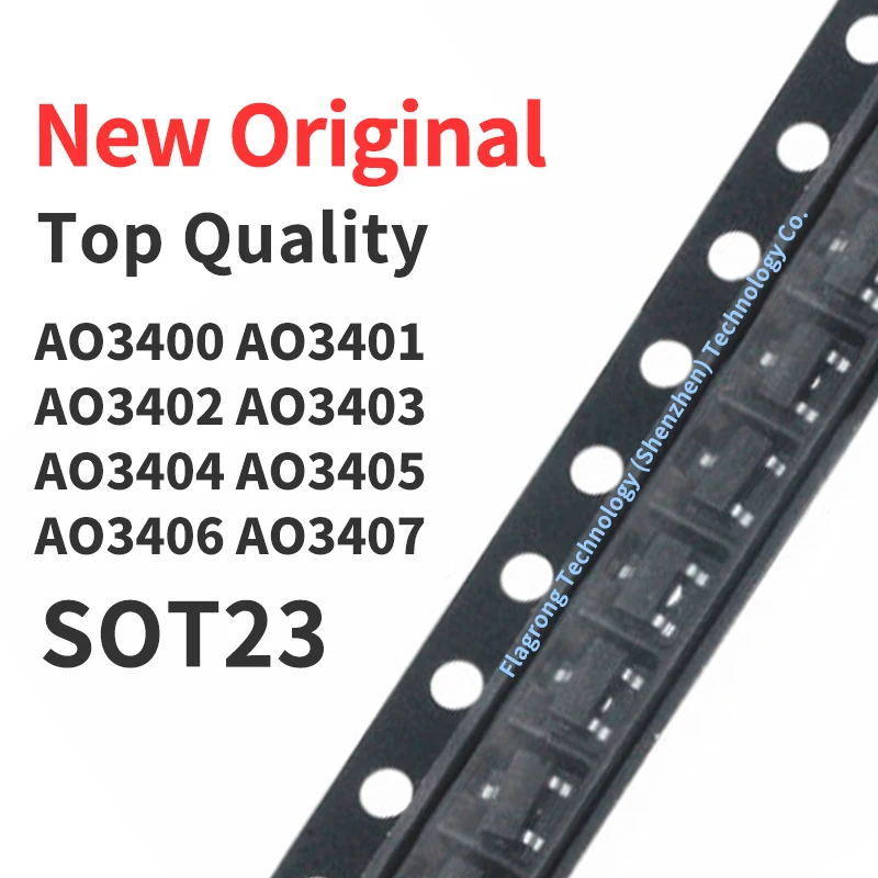 100-piezas-AO3400-AO3401-AO3402-AO3403-AO3404-AO3405-AO3406-AO3407-SMD ...