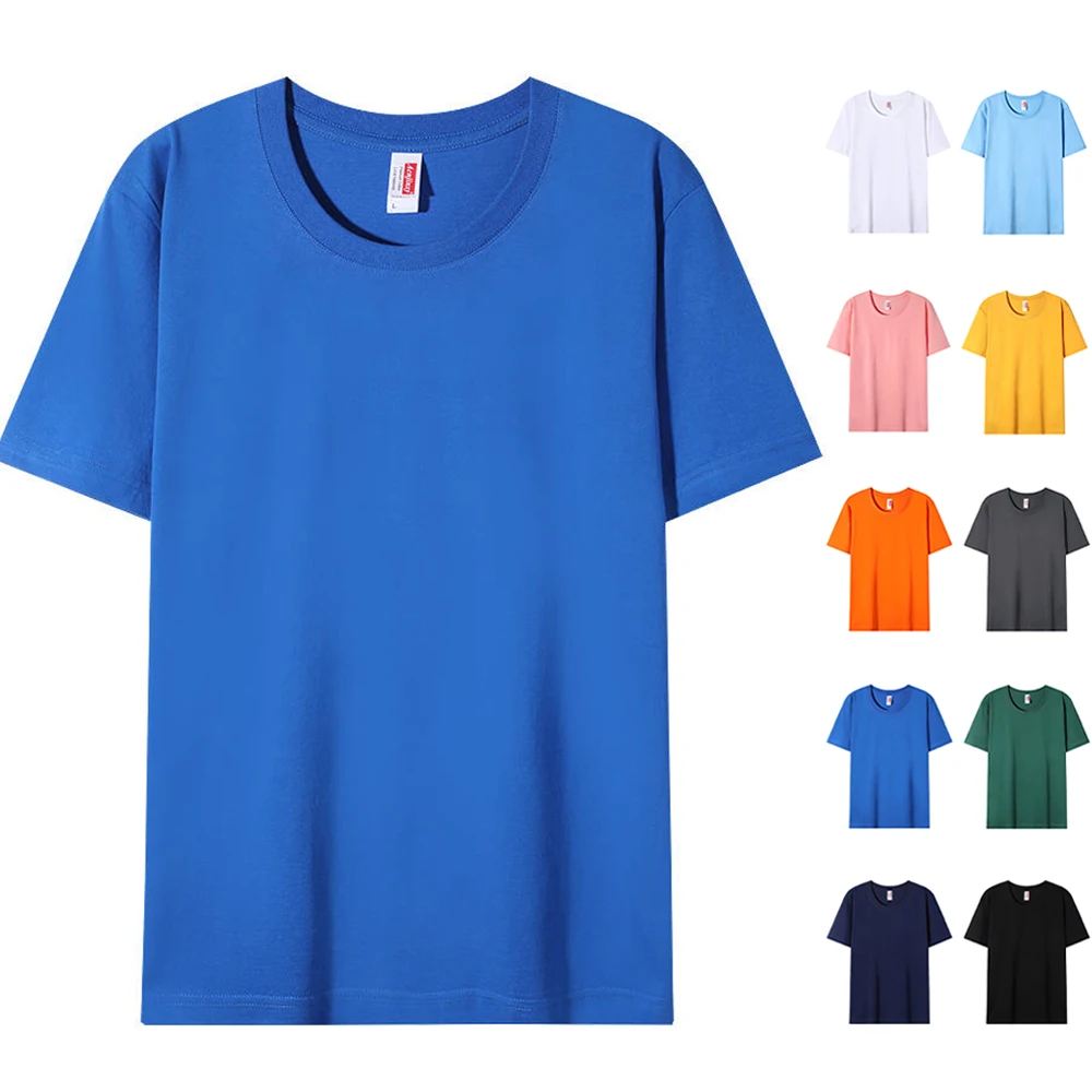 Blank-Round-Neck-T-shirt-100-Cotton-Fashion-Premium-Tshirt-Unisex ...